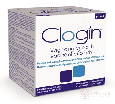 CLOGIN vaginálny výplach sol vag (inov.2021) 5x100 ml | Vitalmix.sk
